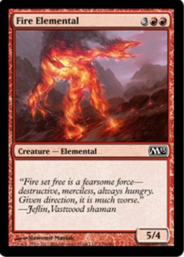 MTG FIRE ELEMENTAL x4 | | rainbowcomicsandcards.com